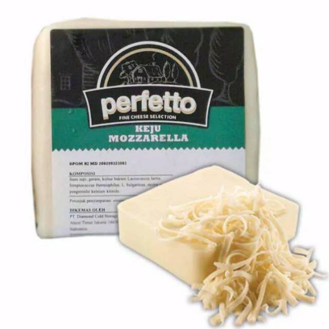 Jual KEJU MOZZARELLA PERFETTO 50gr 100gr 250gr EXP 15 JUNI 2026 ...