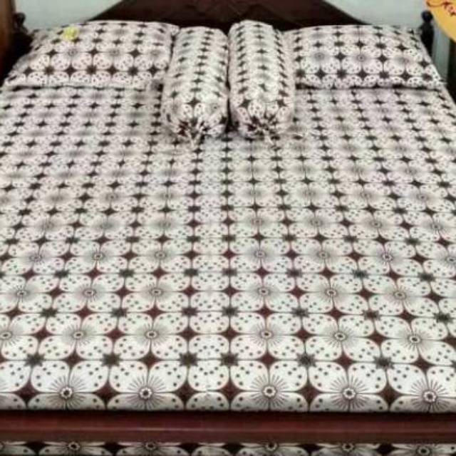Jual Sprei batik kawung prabu ukuran 180x200cm | Shopee Indonesia