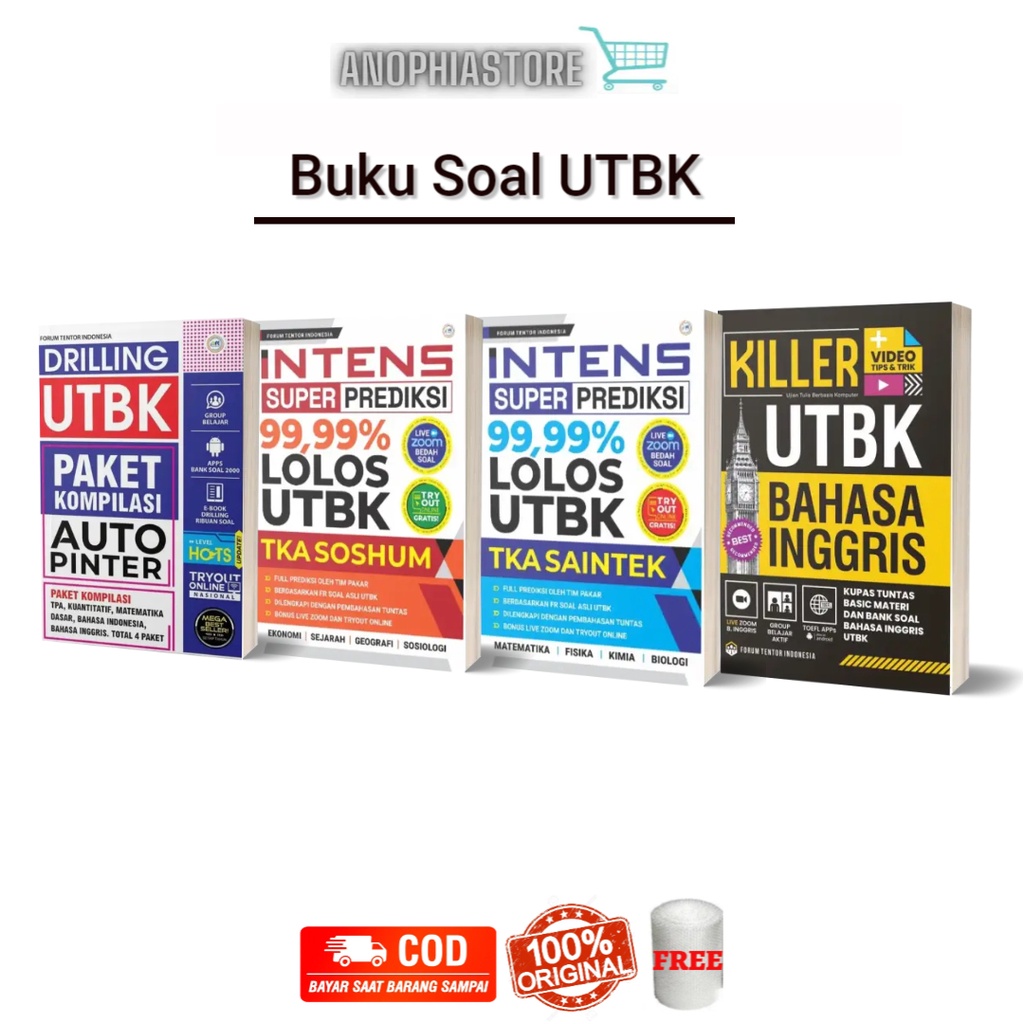 Jual Buku UTBK 2023 Drilling UTBK Kompilasi Intens Lolos UTBK Saintek ...