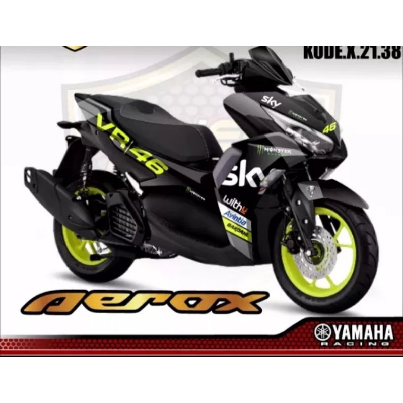 Jual decal sticker motor yamaha aerox fullbody | Shopee Indonesia