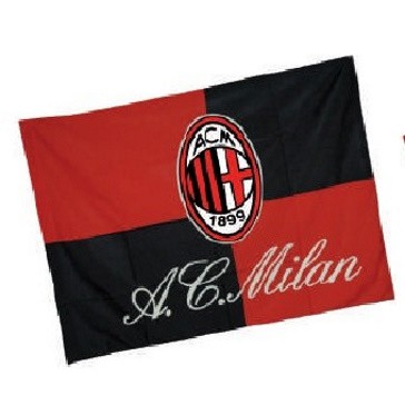 Jual Official Licensed Merchandised: AC Milan Flag SQ | Shopee Indonesia