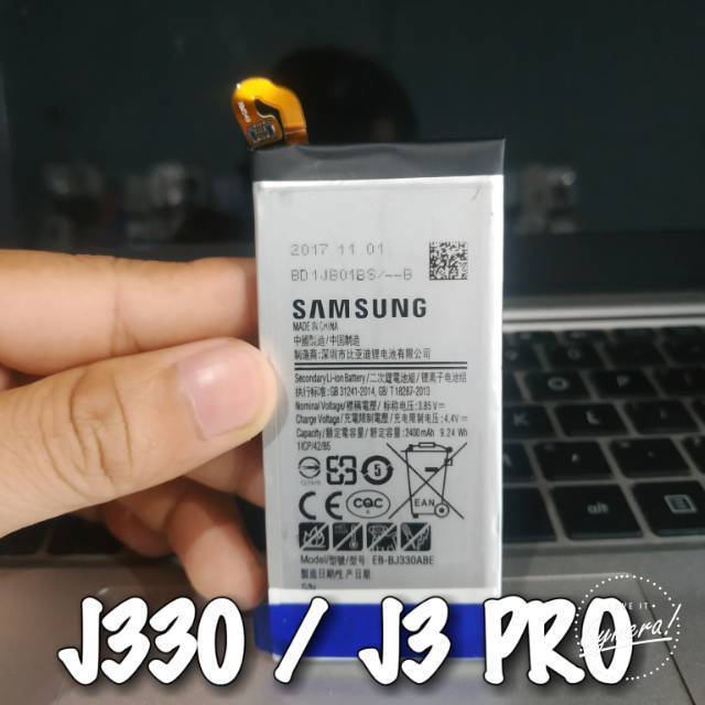 Jual BATRE BATERAI BATTERY SAMSUNG GALAXY J3 PRO J330 J3 2017 ORIGINAL ...