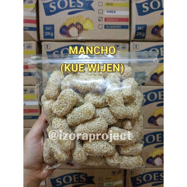 Jual Mancho Wijen / Snack wijen / taik kucing wijen 1000 gram (1kg ...