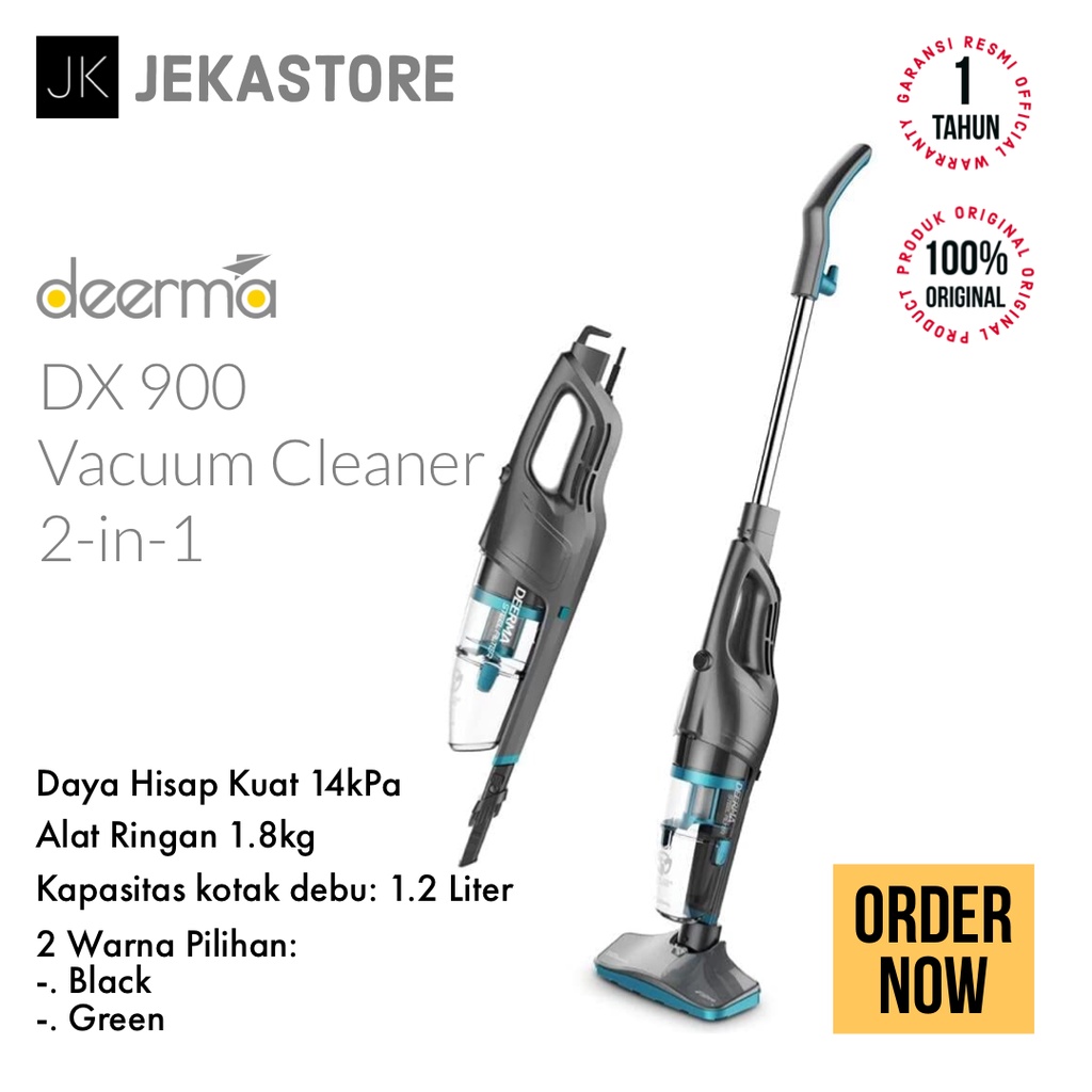 Jual Deerma DX900 Penyedot Debu 2-in-1 Handheld Vacuum Cleaner | Shopee Indonesia