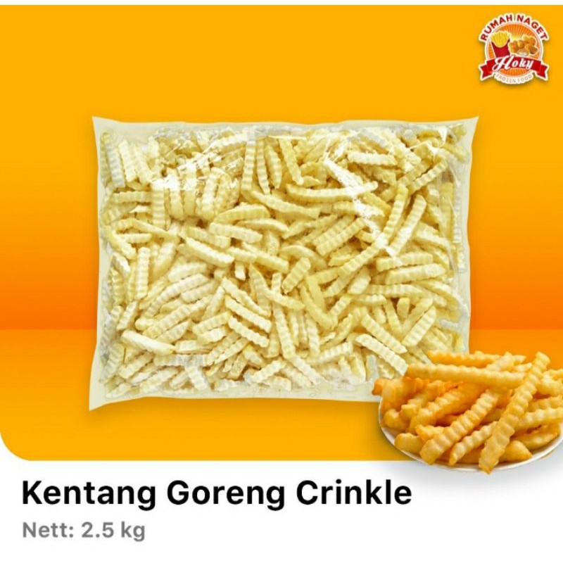 Jual Kentang Curah Crinkle Cut 2.5 kg | Shopee Indonesia