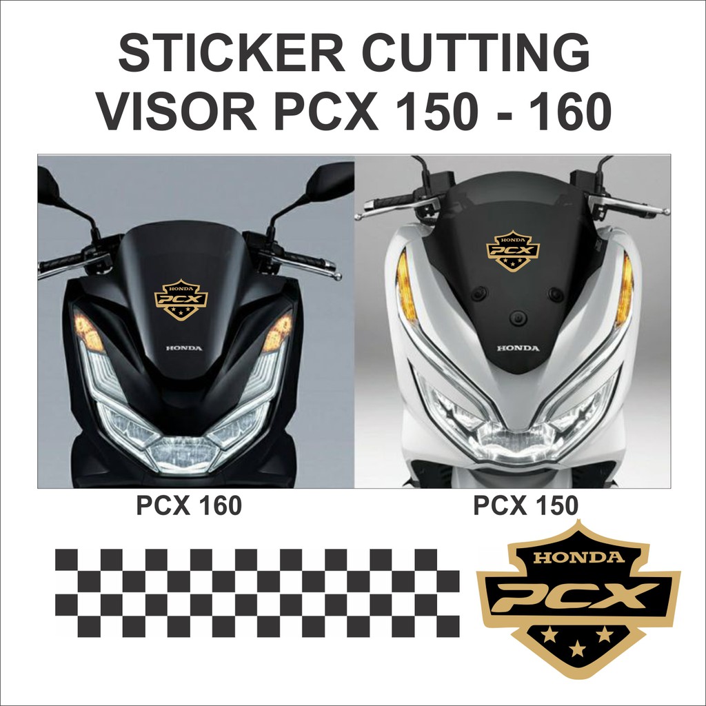 Jual Sticker Honda PCX-160-PCX 150 BUAT VISOR (SEMUA READY BISA COD ...