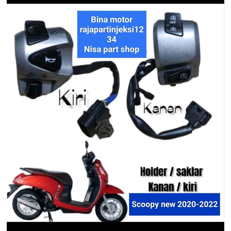Jual holder Honda new Scoopy keyless handle switch new Scoopy keyless ...