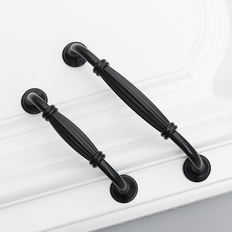 Jual Handle lemari Handle Hitam Tarikan Laci Minimalis Modern Bulat ...