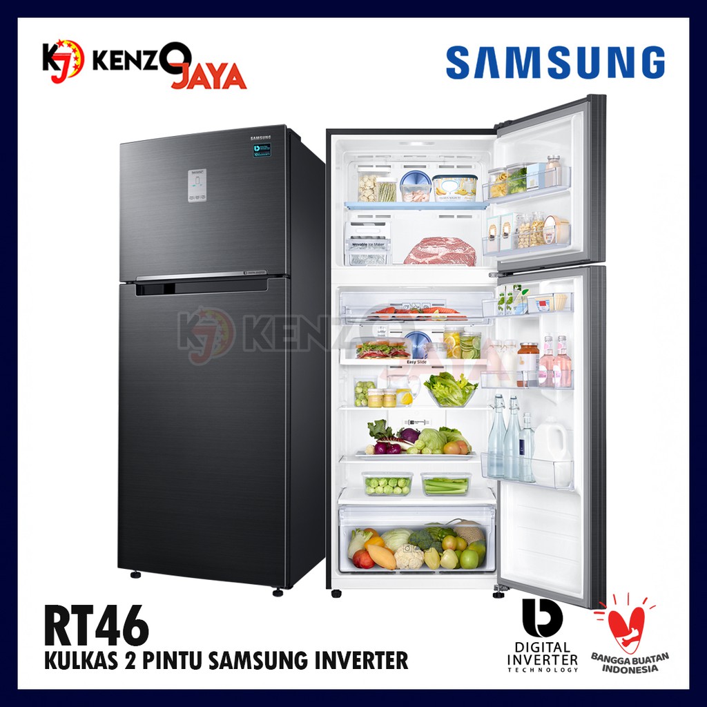 Jual Kulkas 2 Pintu Inverter SAMSUNG RT46 | Shopee Indonesia