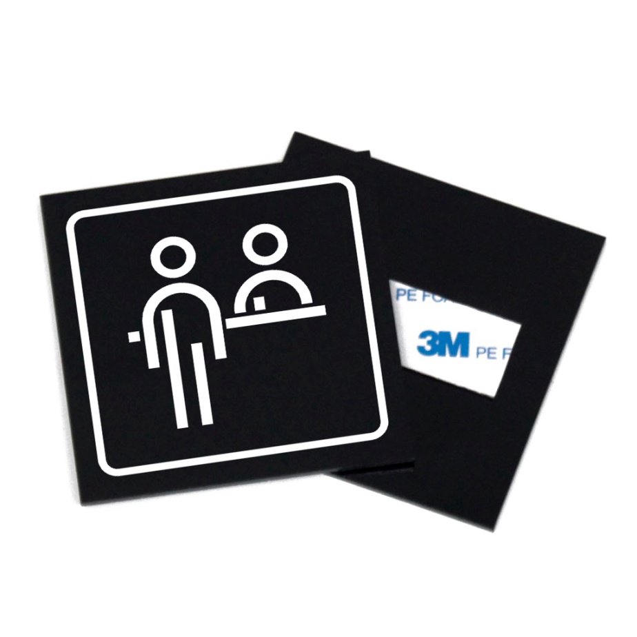 Jual Jual receptionist sign board - sign system akrilik - resepsionis ...