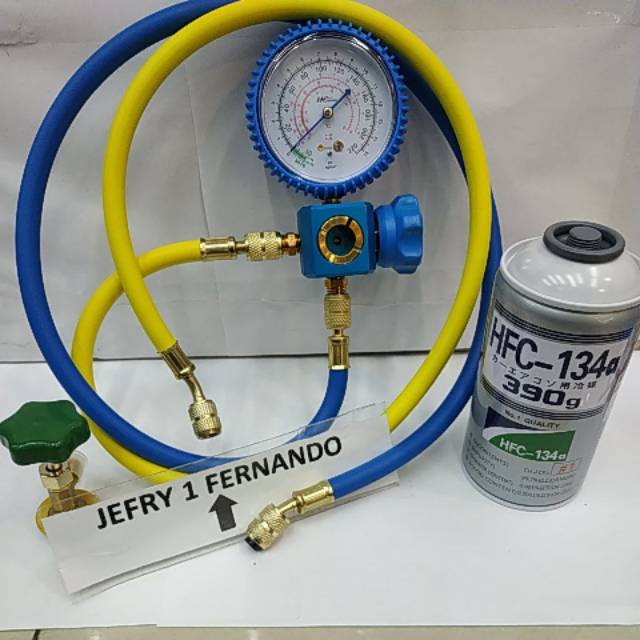 Jual PAKET ISI PREON AC MOBIL KULKAS SINGLE SIGHLAS R22+SELANG R22 ...