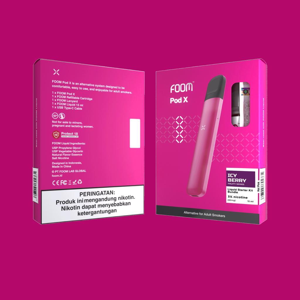Jual FOOM POD X BUNDLING ICY BERRY | Shopee Indonesia
