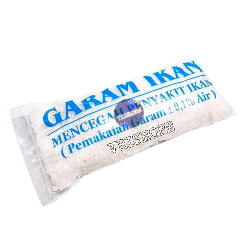 Jual Garam Ikan 500 gram Garam Crystal Bening Garem Krosok Pencegah ...