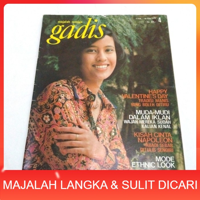 Jual Majalah GADIS No.4 Feb 1977 LINDA Langka | Shopee Indonesia