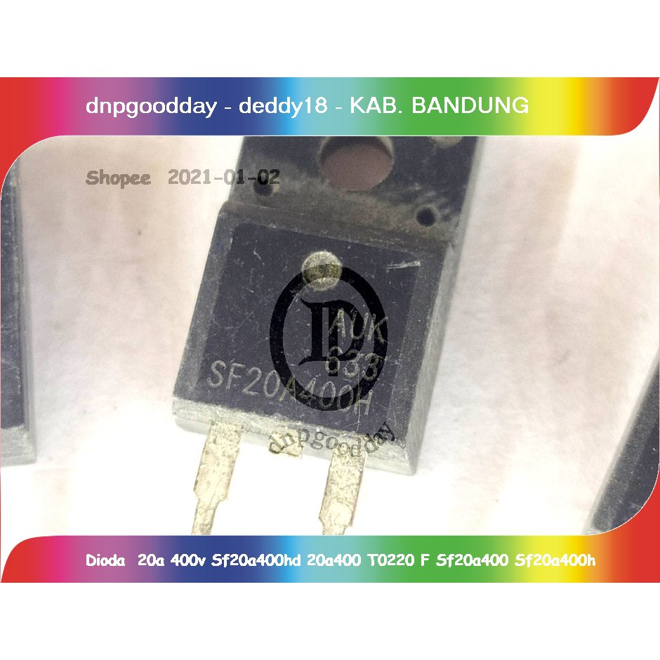 Jual Dioda 20a 400v Sf20a400hd 20a400 T0220 F Sf20a400 Sf20a400h ...