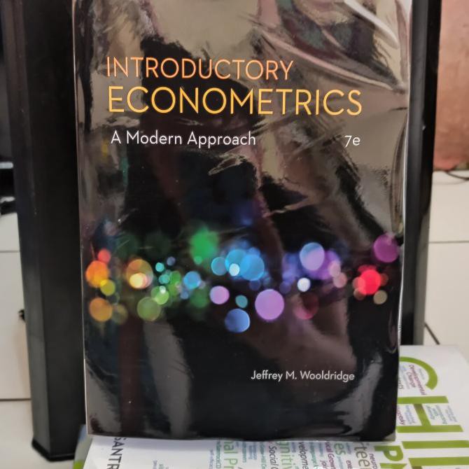 Jual Buku Introductory Econometrics 7Th Seventh Edition Jeffrey Wooldridge | Shopee Indonesia