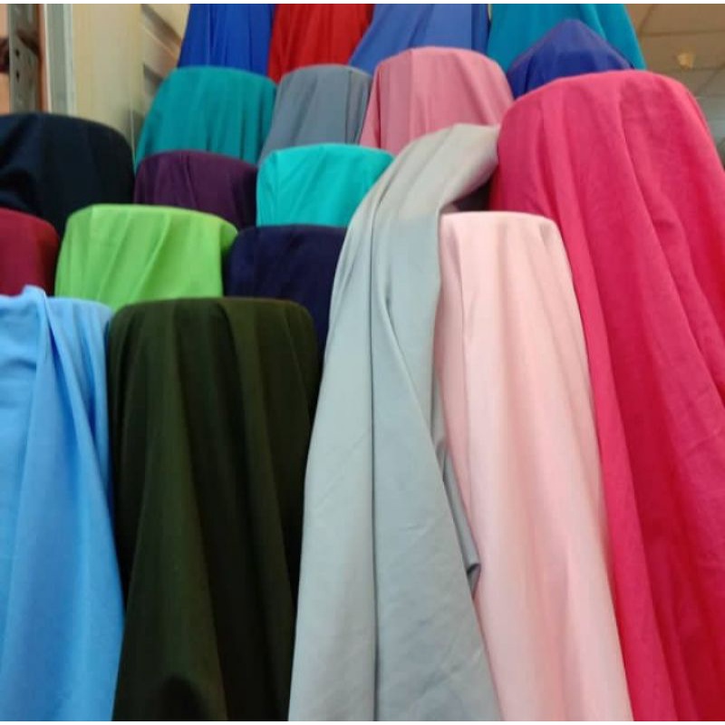 Jual KAIN KATUN POPLIN - KATUN POPLIN (harga tertera per 1meter ...