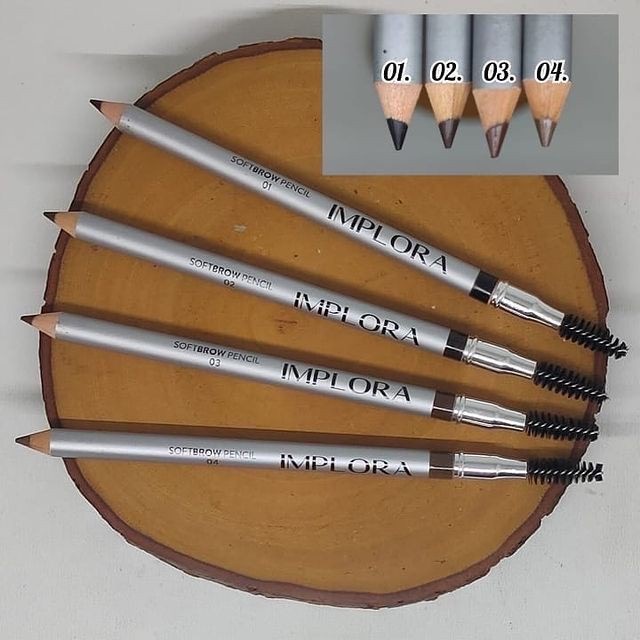 Jual [ IMPLORA ] Softbrow Pencil Eyebrow BPOM Original New Pensil Alis ...