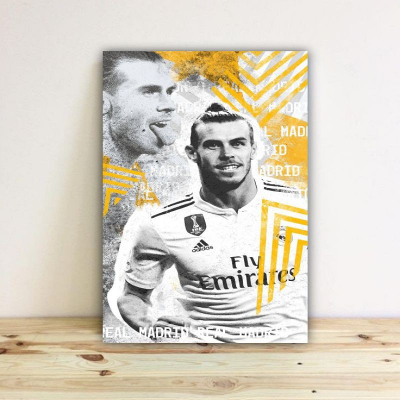 Jual poster hiasan dinding gareth bale. | Shopee Indonesia
