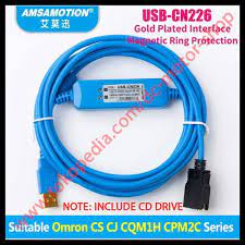 Jual USB CS1W-CN226 CABLE FOR PLC OMRON CS CJ CQM1H CPM2C Series Kabel ...