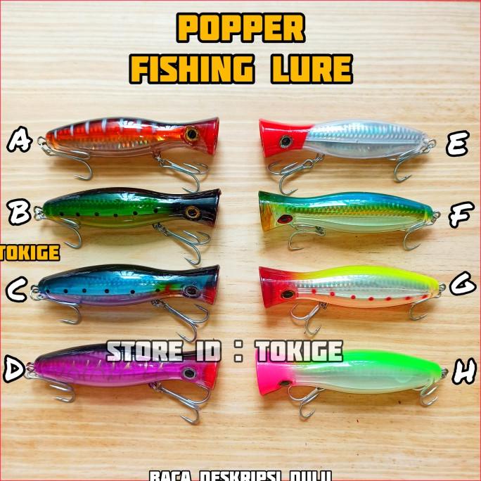 Jual Umpan Pancing Popper Fishing Lure Umpan Popper Popping Casting X163 | Shopee Indonesia