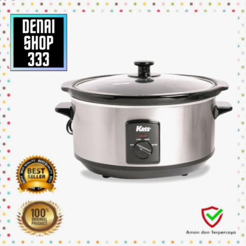 Jual Kris Slow Cooker 1,5 ltr , 3.5 Ltr - Silver | Shopee Indonesia