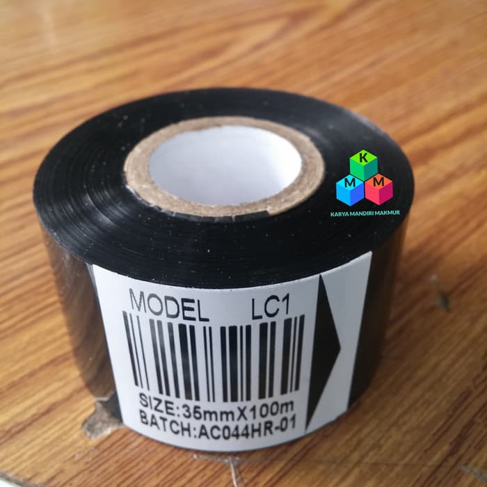Jual RIBBON TAPE / PITA TINTA FOR CODING MACHINE SIZE 35mm x 100 meter ...