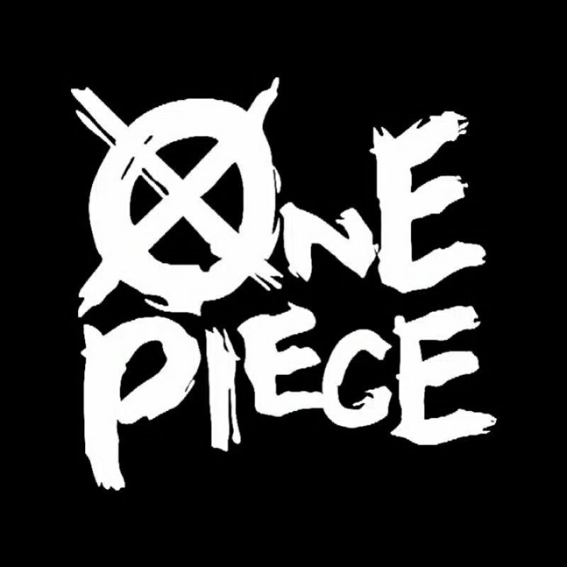 Jual stiker tulisan one Piece anime stiker pecinta kartun | Shopee ...