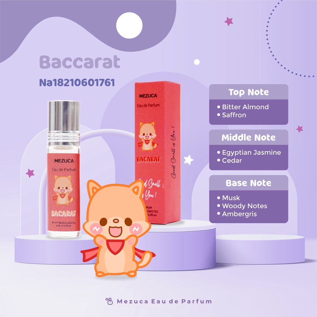 Jual MEZUCA INSPIRED PARFUM ROLL ON TANPA ALKOHOL 6 ML BPOM | Shopee ...