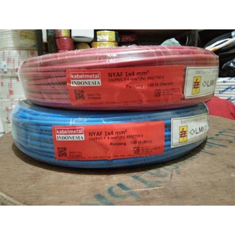Jual kabel serabut NYAF 4mm supreme Kabelmetal,eterna | Shopee Indonesia