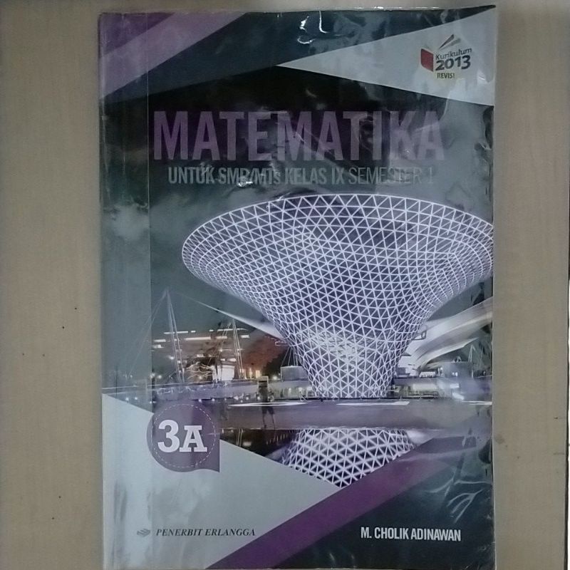 Jual Buku Matematika Kelas 9 SMP 3A Semester 1 Kurikulum 2013 Revisi ...