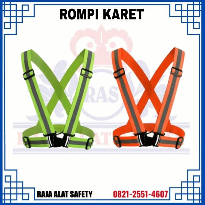 Jual Rompi Safety Bahan Karet / Safety Vest / Rompi Kerja Proyek ...