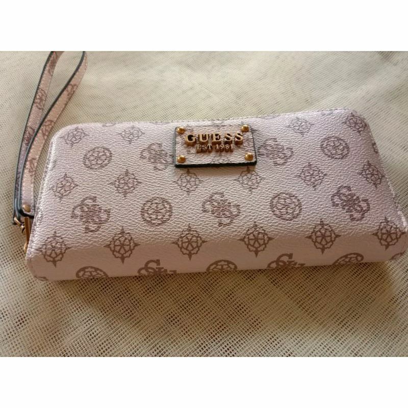 Jual dompet guess original (pink) | Shopee Indonesia