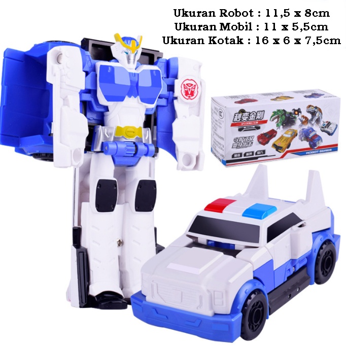 Jual Mainan Anak Robot Deformation 2 in 1 Action Figure Optimus Prime Bumblebee Megatron 6 Model ...