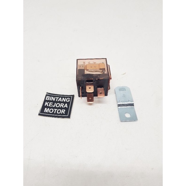 Jual RELAY KLAKSON TRANSPARAN 4 KAKI 12 VOLT 80 A BENING HONDA YAMAHA ...