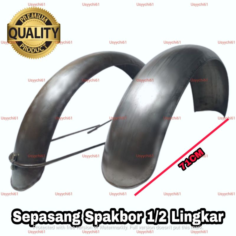 Jual Spakbor Slebor Fender Sepasang Depan Bracket Belakang Jumbo 1/2 ...