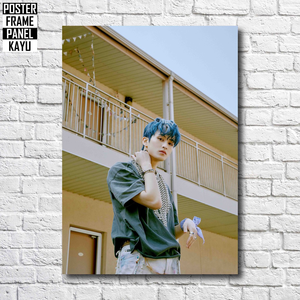 Jual Poster NCT Dream Mark Chilling Jalapeno Frame Kayu Solid A4 MRK022 ...