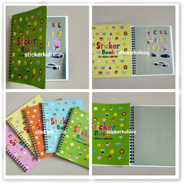 Jual Sticker book / album sticker / buku stiker | Shopee Indonesia