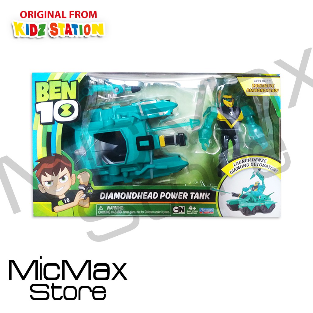 Jual Ben 10 Ben10 Vehicle Diamondhead Power Tank | Shopee Indonesia