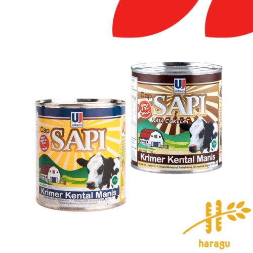 Jual SUSU KENTAL MANIS CAP SAPI ULTRA JAYA 375gr | Shopee Indonesia