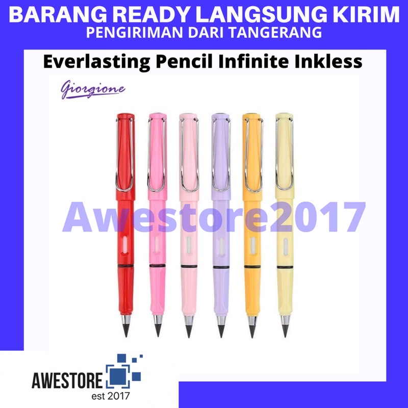 Jual Everlasting Pencil Pen Inkless Pensil Abadi Infinite Ink Sketch ...