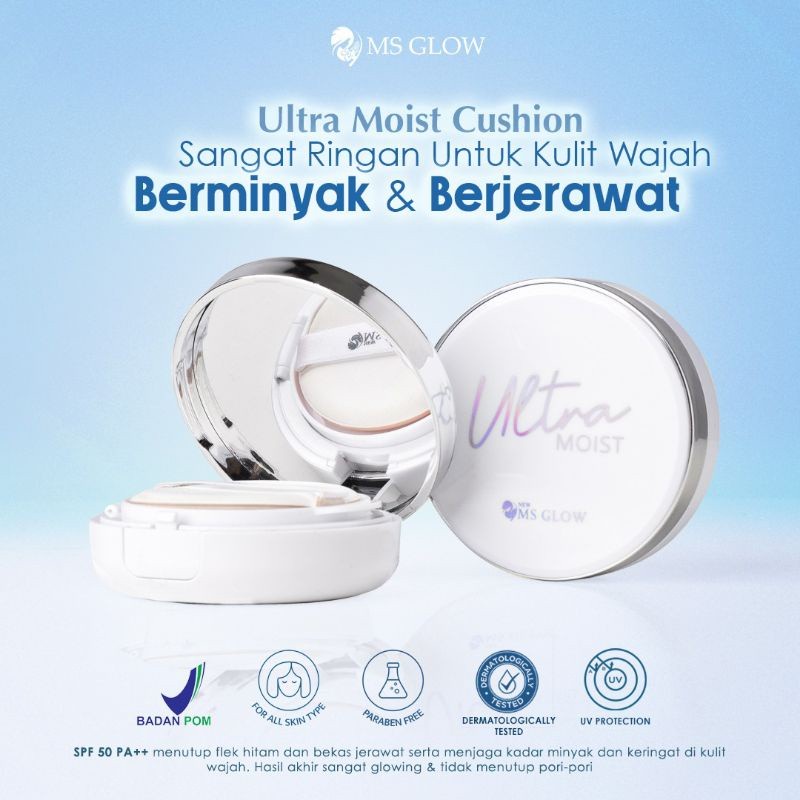 Jual ULTRA MOIS CHUSION MS GLOW LIQUID FONDATION BEDAK BASAH ORIGINAL ...