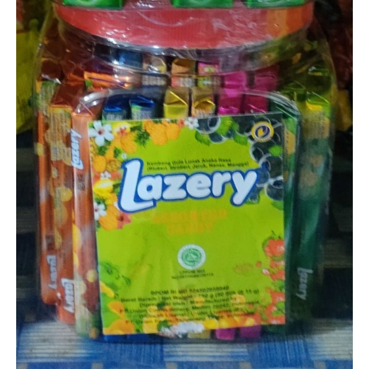 Jual permen lazery pelenter macam2 rasa isi 50 batang. | Shopee Indonesia