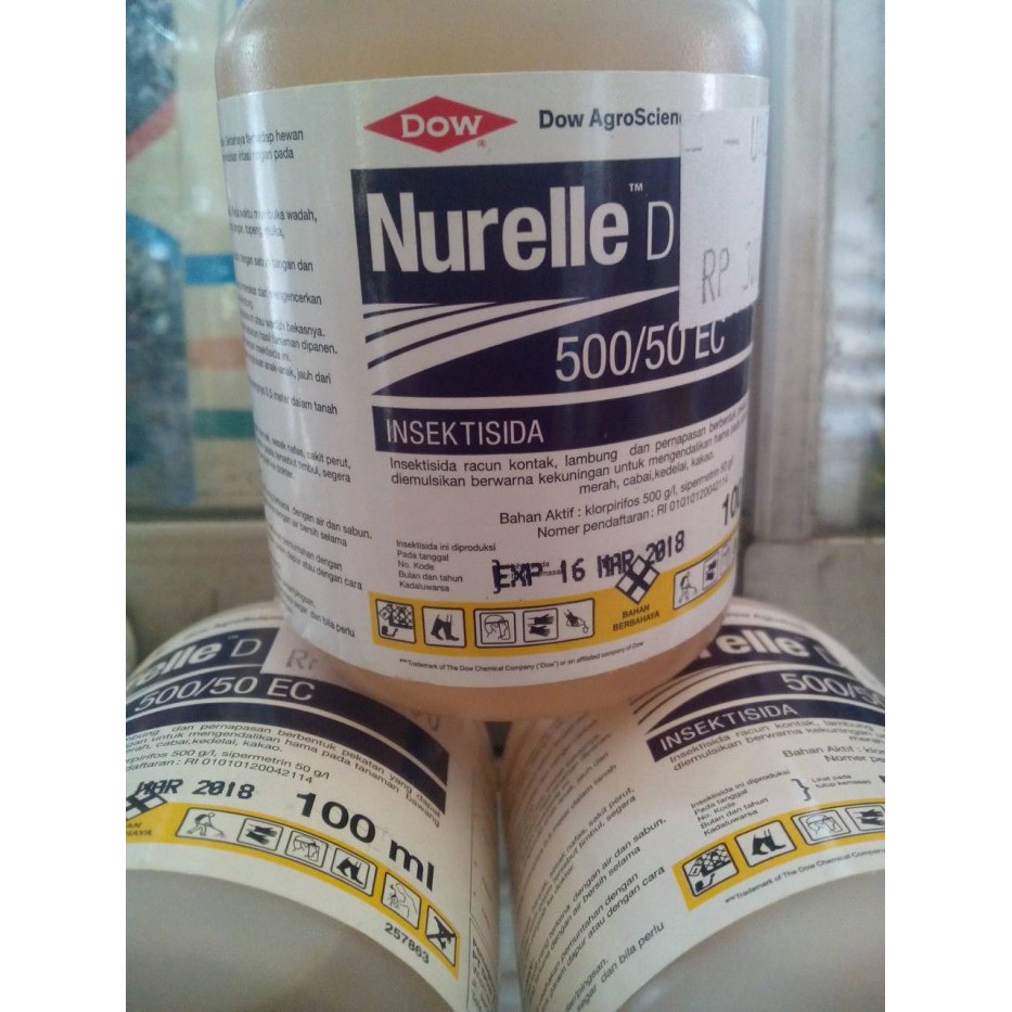 Jual Insektisida Nurelle D500/50EC 100ml klorpirifos 500g sipermetrin ...