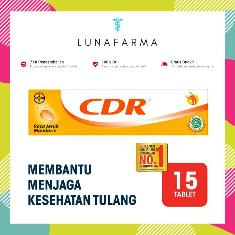 Jual CDR 15 Tablet | Shopee Indonesia