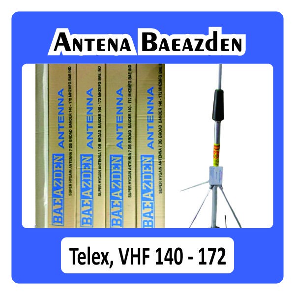 Jual Antena Telex Baeazden VHF Bae Azden Baeasden Anten RIG HT Rumah ...