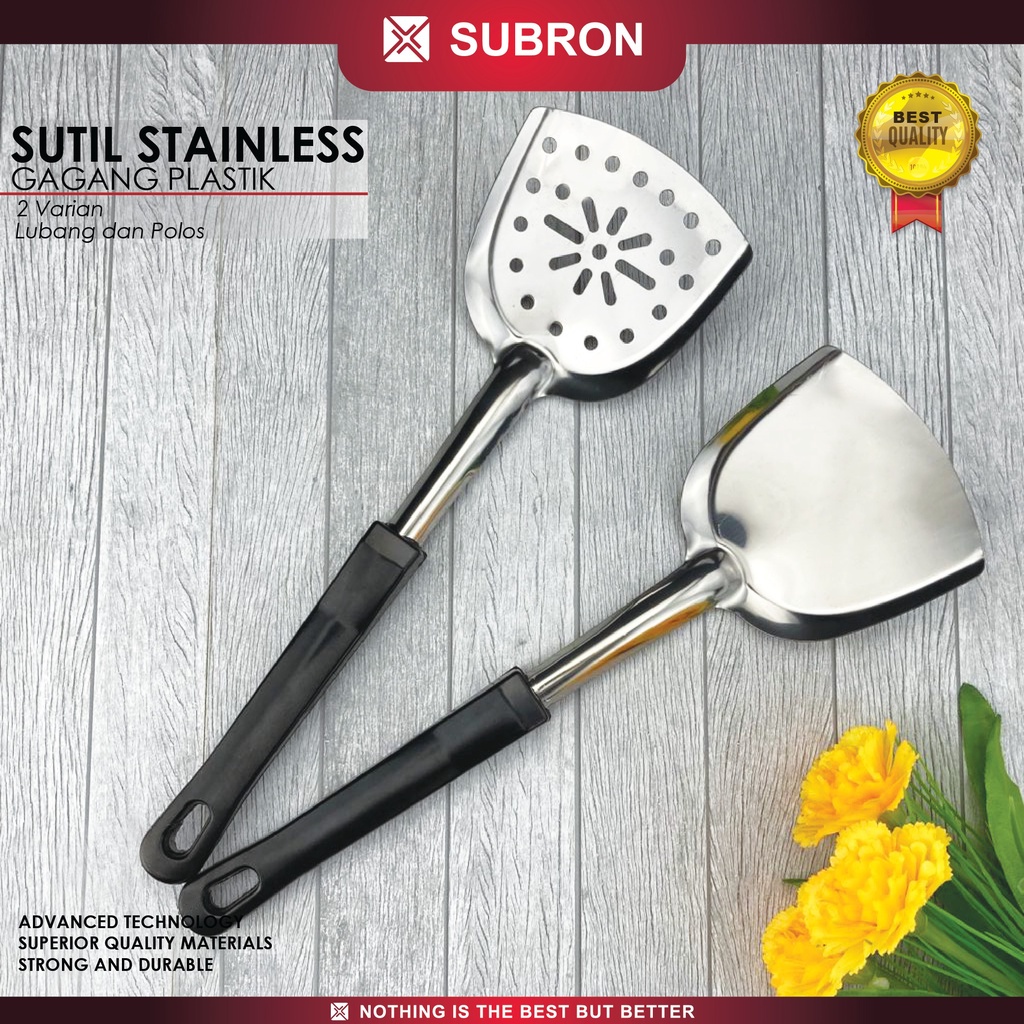 Jual SUBRON Susuk sutil spatula stainless steel murah gagang plastik ...