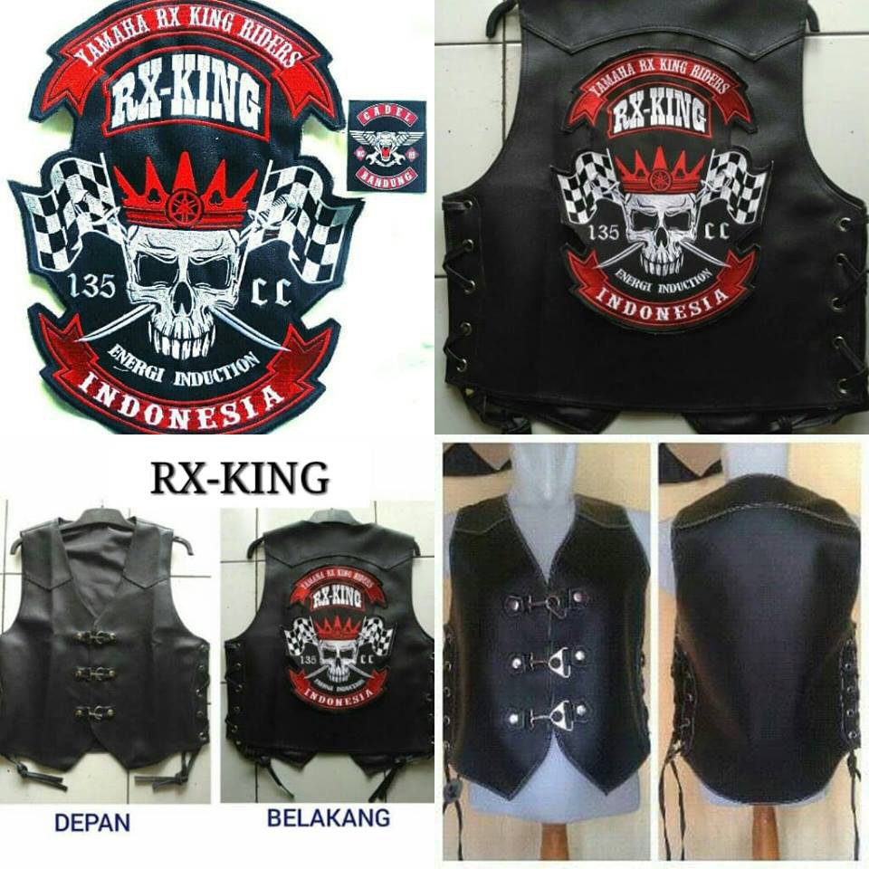 Jual RompI Touring Yamaha RX-King Rompi set Emblem/Patch Bordir Yamaha ...