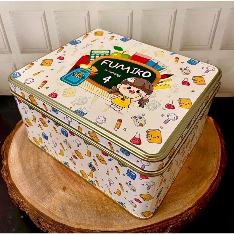 Jual Box Kaleng + stiker | Shopee Indonesia