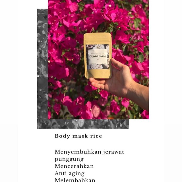Jual Masker badan dan wajah organik (Ceyda Face and Body Mask) | Shopee ...